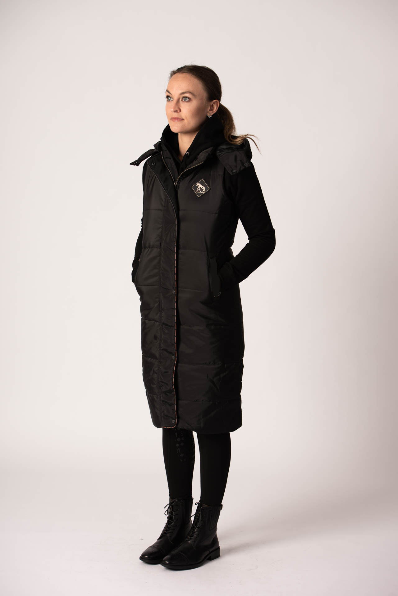 SXC Longline Riding Gilet Black V.22 - Super X Country