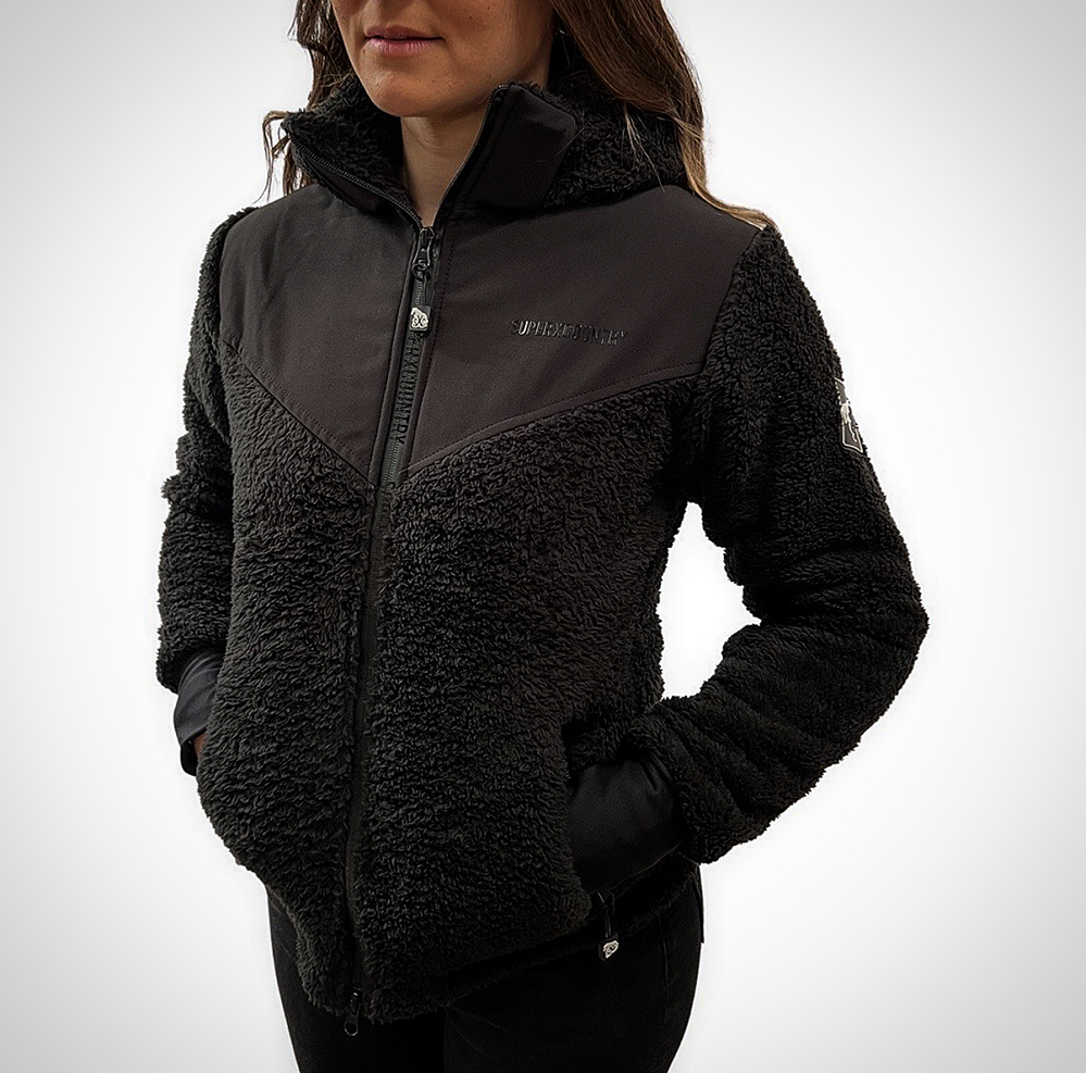 SXC Sherpa Jacket Black - Super X Country
